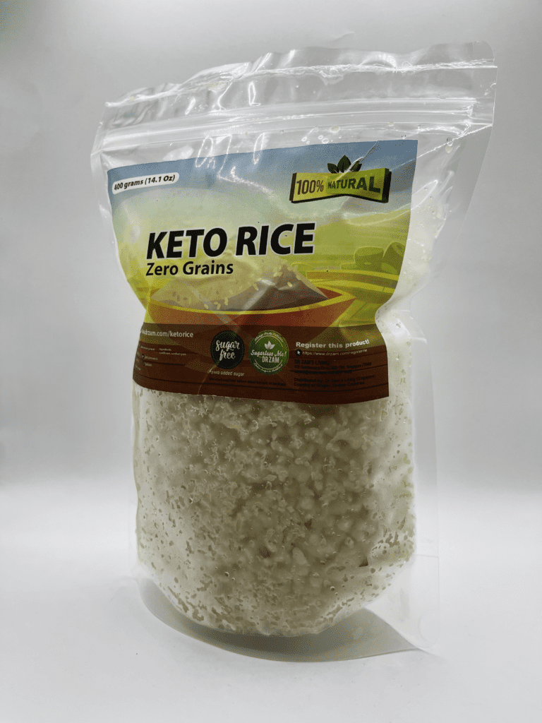 Keto Rice™ (Zero Grains) - Sugarless Me! by Dr Zam - Dr Zam's Living®