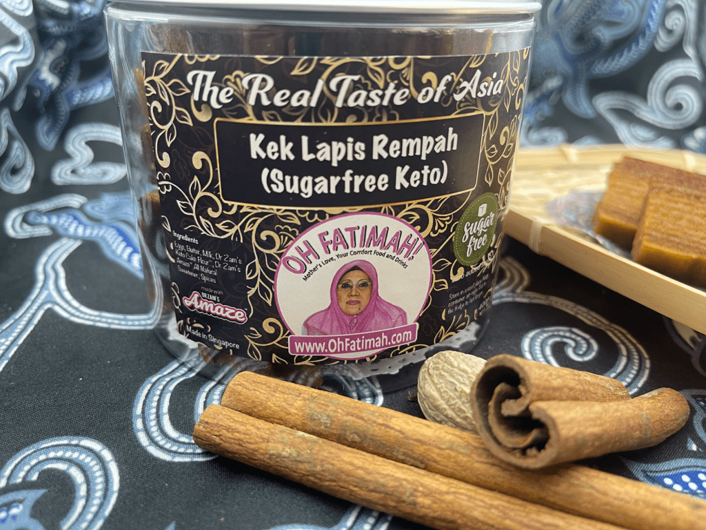 Oh Fatimah! Kek Lapis Rempah (Sugarfree Keto) - Spiced Layered Butter ...