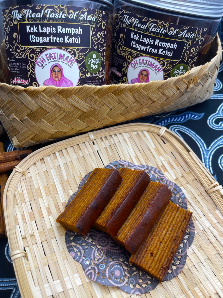 Oh Fatimah! Kek Lapis Rempah (Sugarfree Keto) - Spiced Layered Butter ...