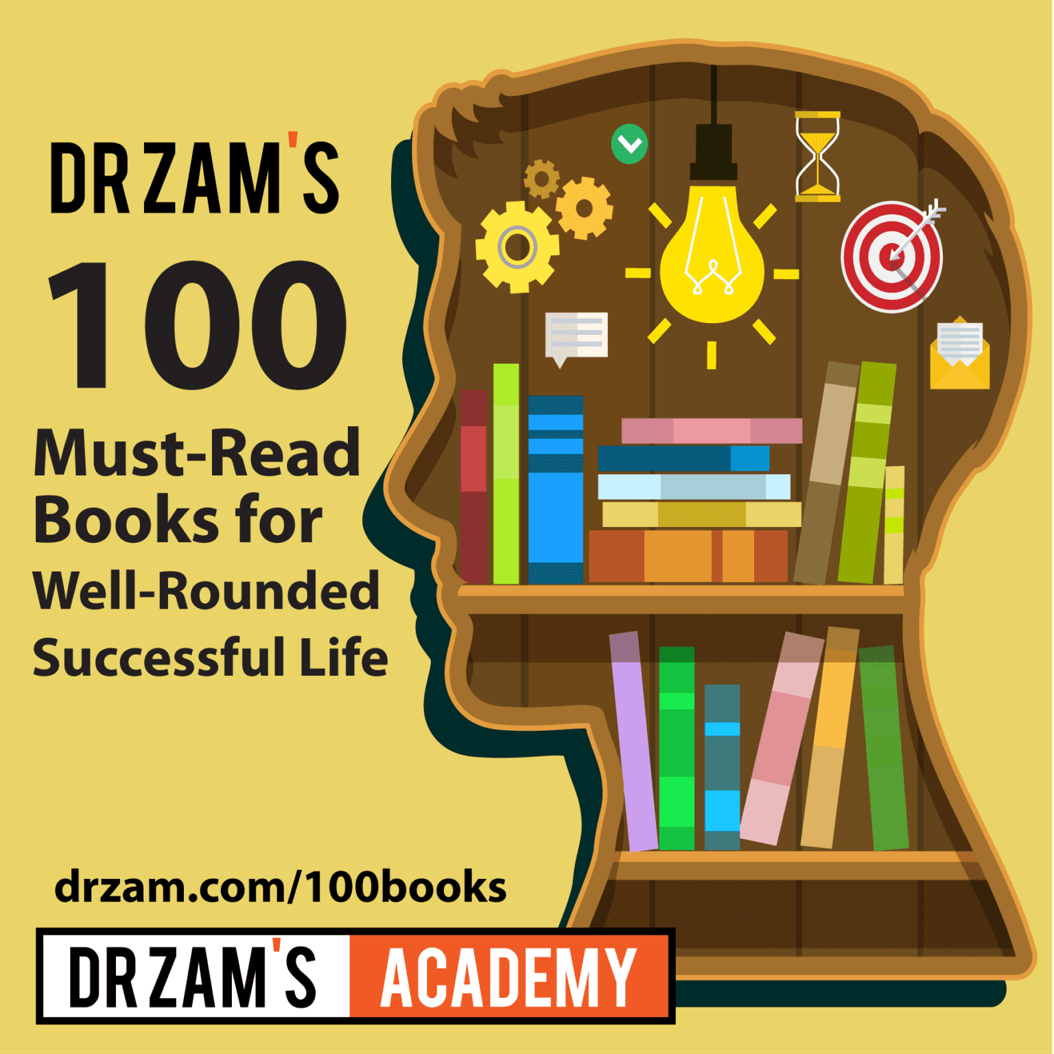 Dr Zam's 100 Must-Read Books for Well-Rounded Successful Life - Dr Zam's Living®